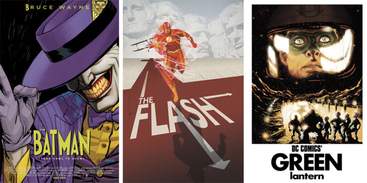 DC Comic Superheroes Turned Into Iconic Movie Posters