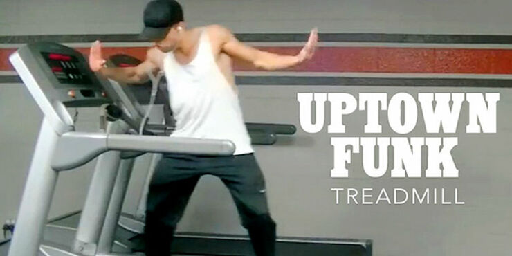Start Your Day With The Uptown Funk Treadmill Dance