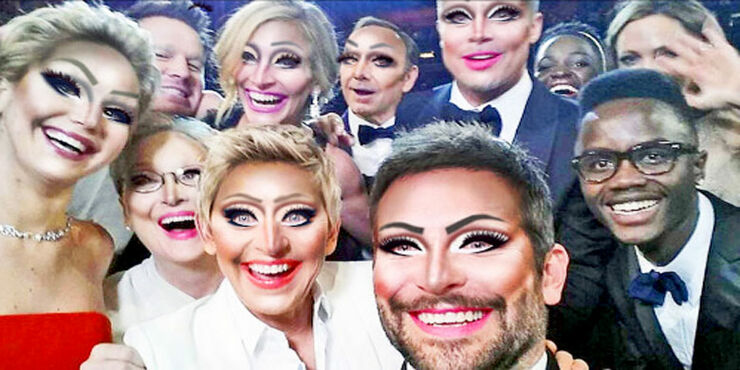 Here's A Bunch Of Celebrities As Drag Queens