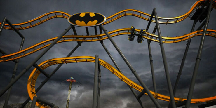 New Batman Roller Coaster Looks Ridiculously Nauseating
