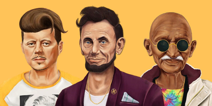 Hipstory: World Leaders Get A Millennial Hipster Make-Over