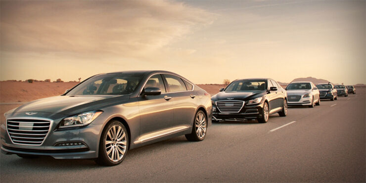 Empty Car Convoy Shows These Cars Don't Need Drivers