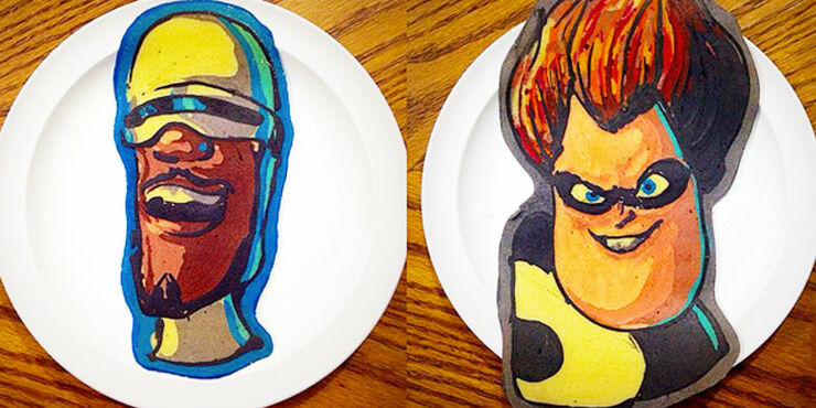Dr. Dan The Pancake Man Turns Pixar Movies Into Pancakes