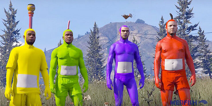Fan-Made Intro To Teletubbies Brilliantly Recreated In GTA 5