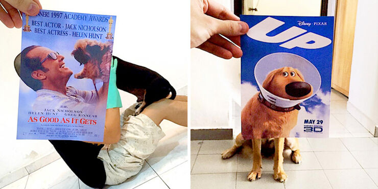 IRL Dogs And Movies Merge For Some Mutt-Themed Posters