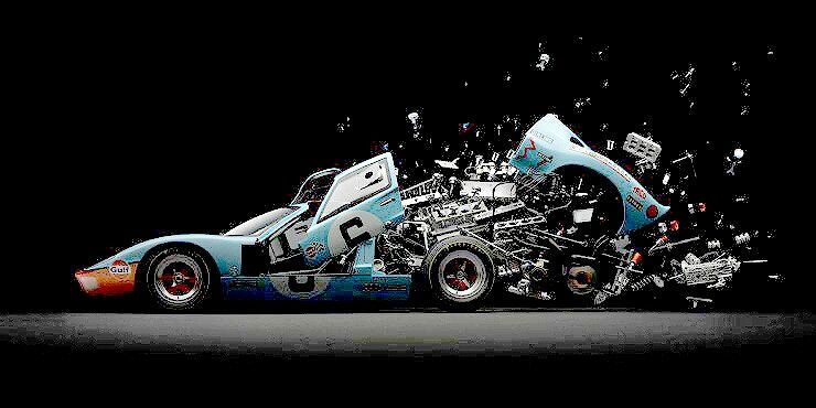 High Performance Cars Disintegrate Before Your Eyes