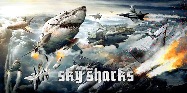 Flying Sharks Meet Nazi Zombies In 'Sky Sharks'