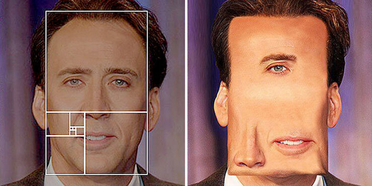 Fibonacci Sequence Applied To Celebrity Faces
