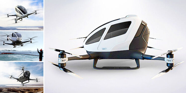 Taxi Drone Will Begin Test Flights In Nevada Desert