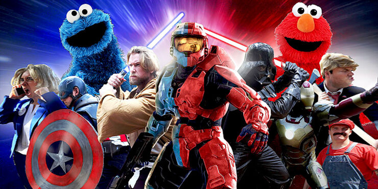 An Ultimate Battle Between Red And Blue Rivals