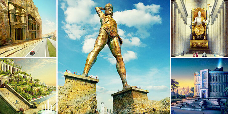 What The Wonders Of The Ancient World Would Look Today