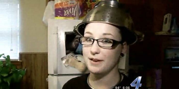 Oklahoma Woman Wears Spaghetti Strainer In License Photo