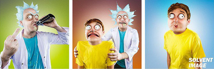These Real Life Rick and Morty Portraits Are Totally Freaky